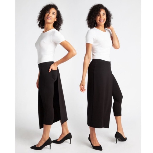 Betabrand | Shorts | Betabrand Black 2xl Long The Sassiest Crop Pant ...
